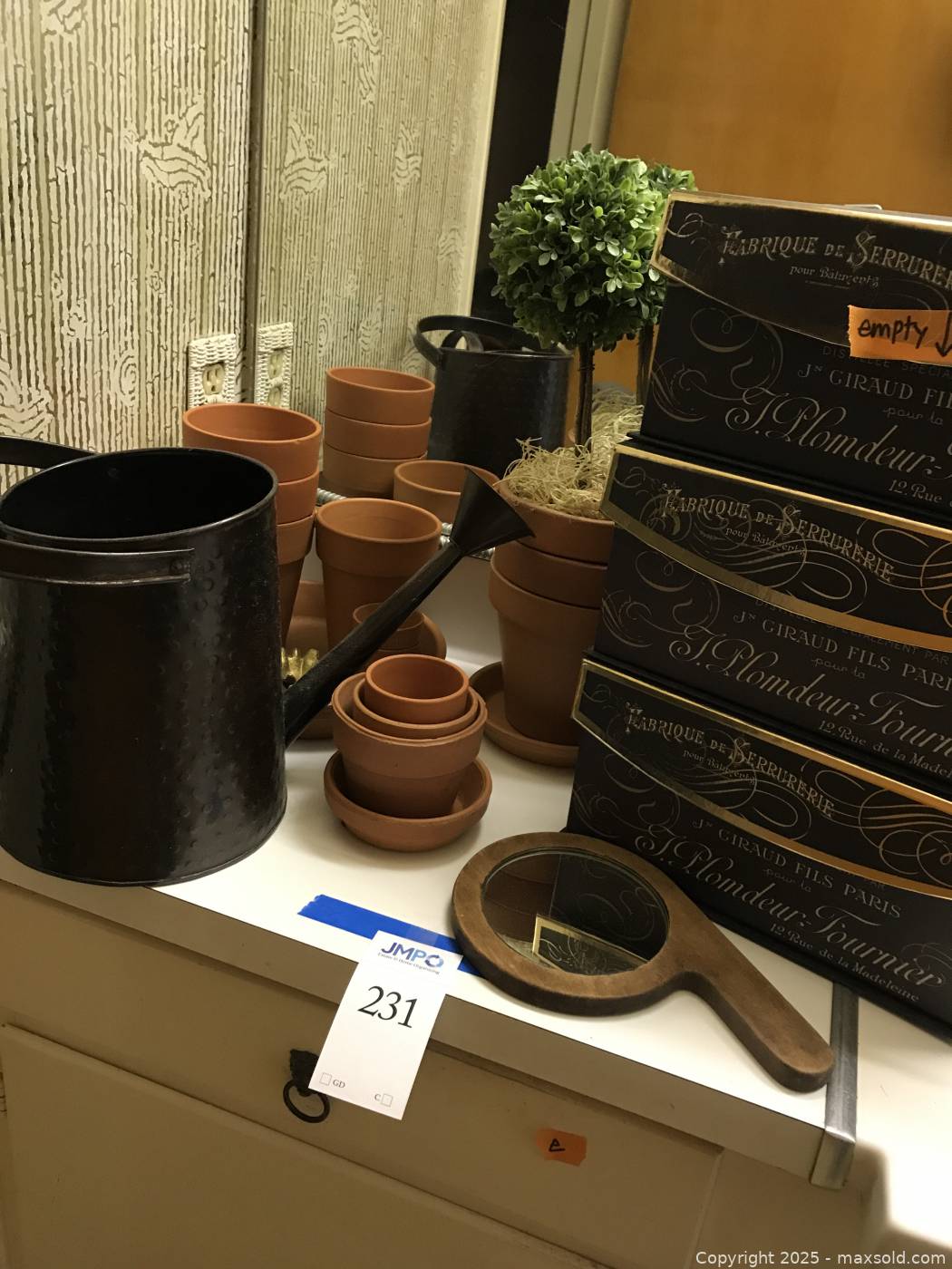 Flower Pots, Watering Can, Storage Boxes, Topiary | Los Gatos ...
