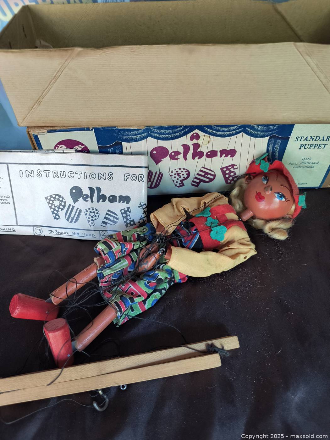antique Pelham wooden Puppet with box and paperwork | Ottawa (Ontario ...