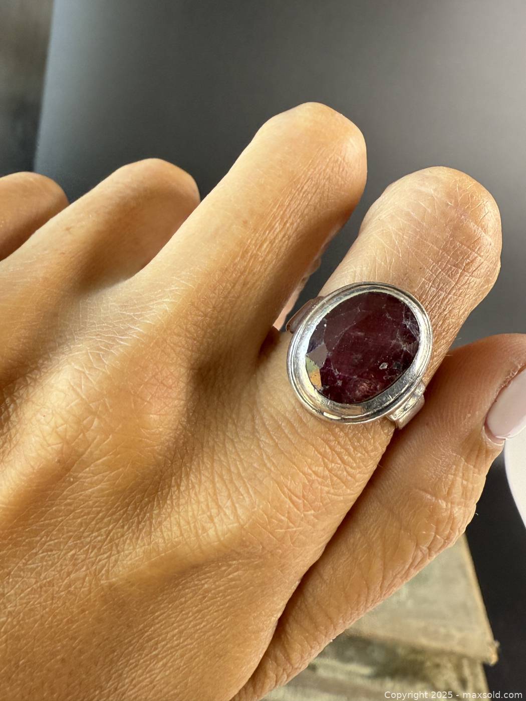Stunning! Sterling Silver And Genuine Ruby Statement Ring | Victoria (British Columbia, Canada ...