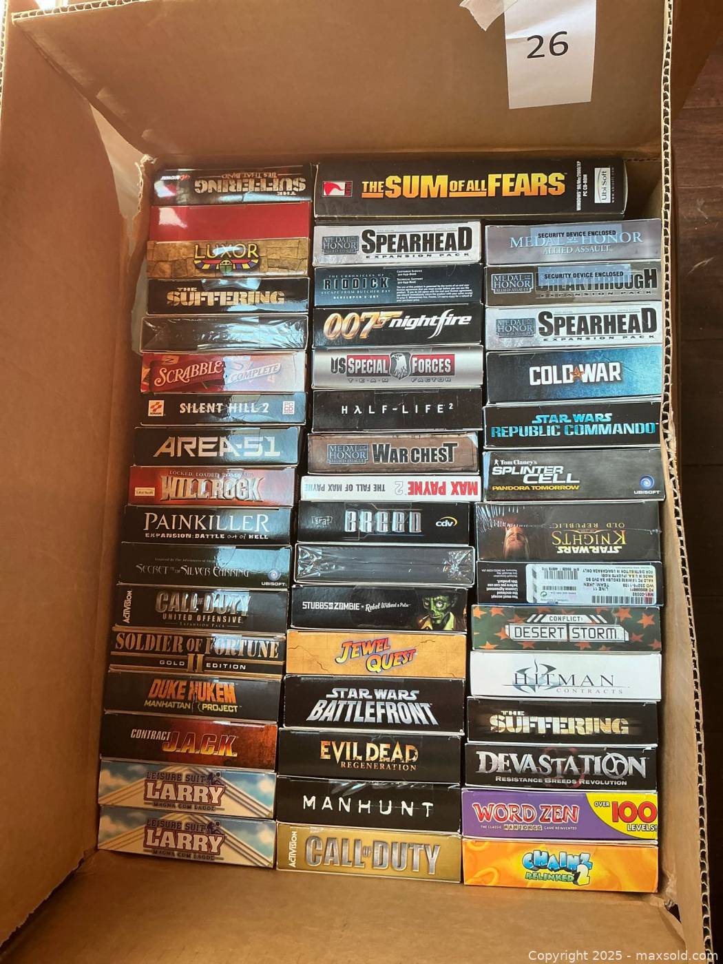 Lot of Vintage/Retro Boxed PC Video Games - Early 2000s | Los Angeles ...