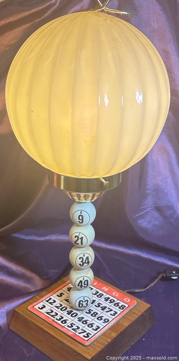 Classic Vintage Bingo Lamp | Idaho Springs (Colorado, USA) PARTNER ...