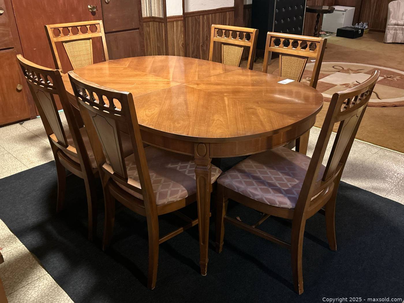 Vintage Retro Extendable Wood Dining Table & Chairs | Toronto (Ontario ...