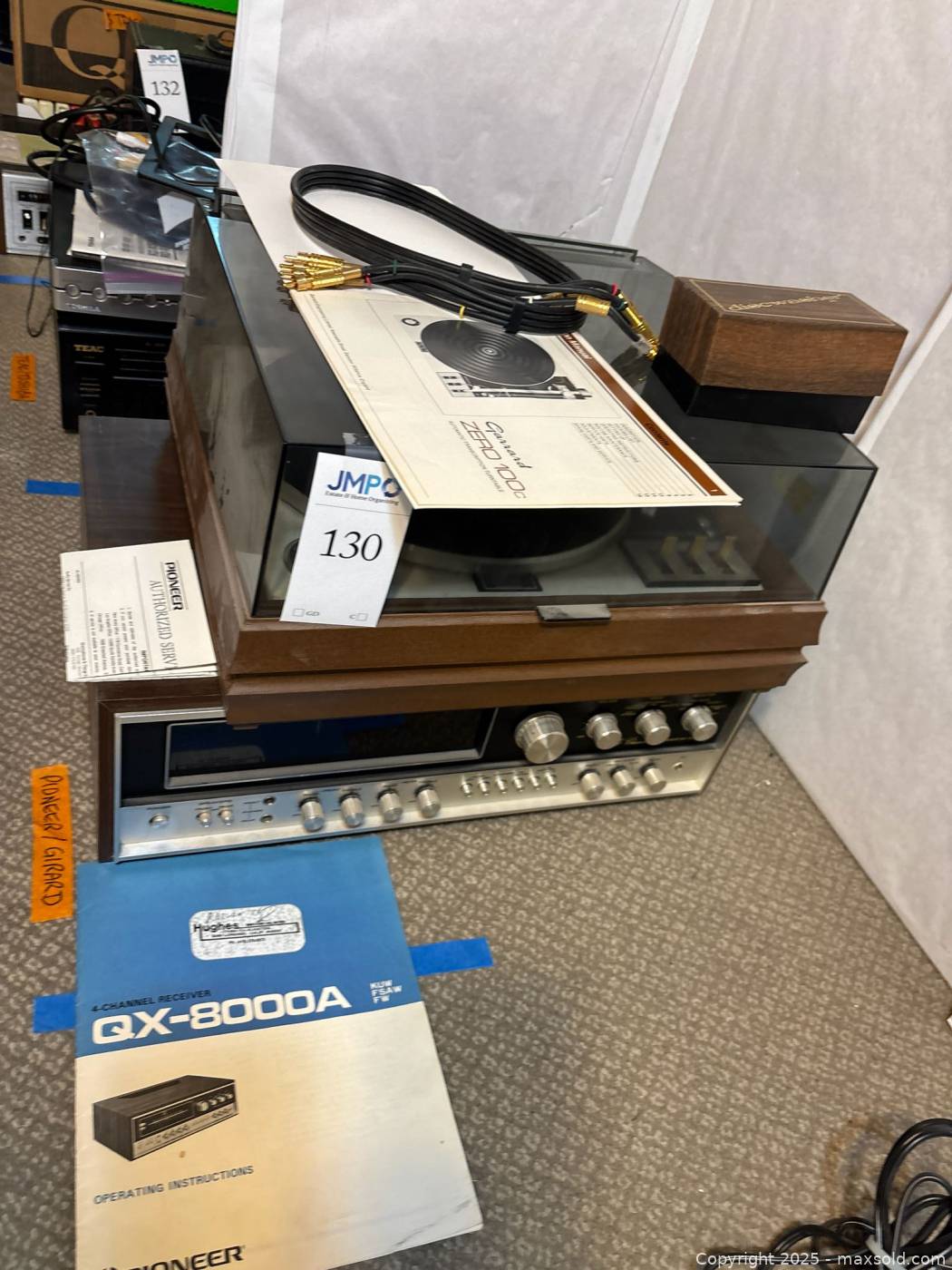 Turntable and Receiver | San Lorenzo(California, USA) PARTNER MANAGED ...