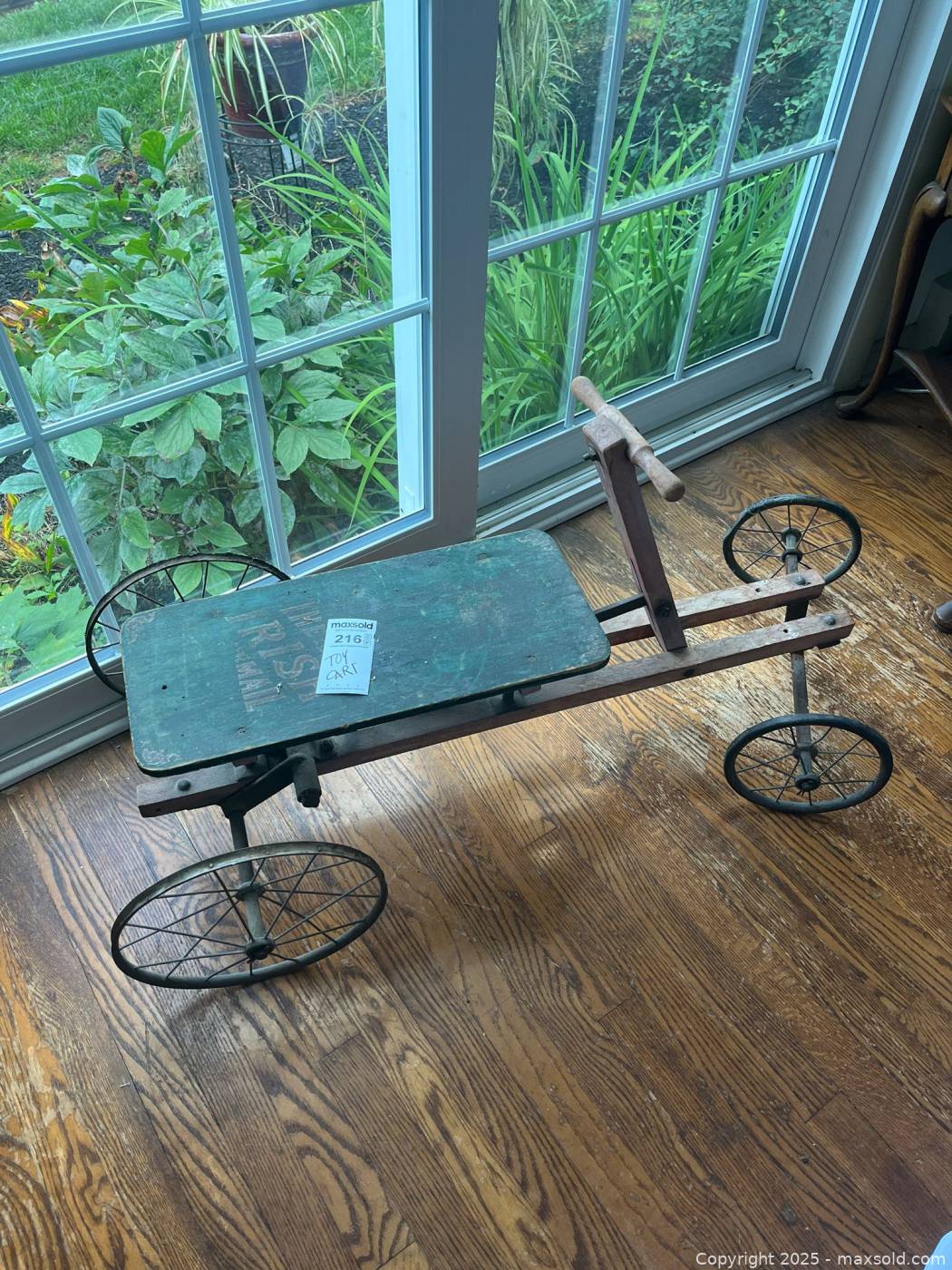 Vintage Irish Mail Cart Pedal Car – Wood & Metal, Early-Mid 20th C. SR ...