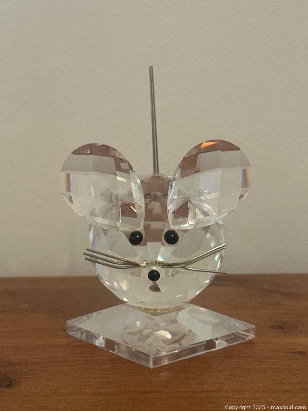 Vintage 1976 Swarovski Crystal Large Mouse Figurine. | Mississauga ...