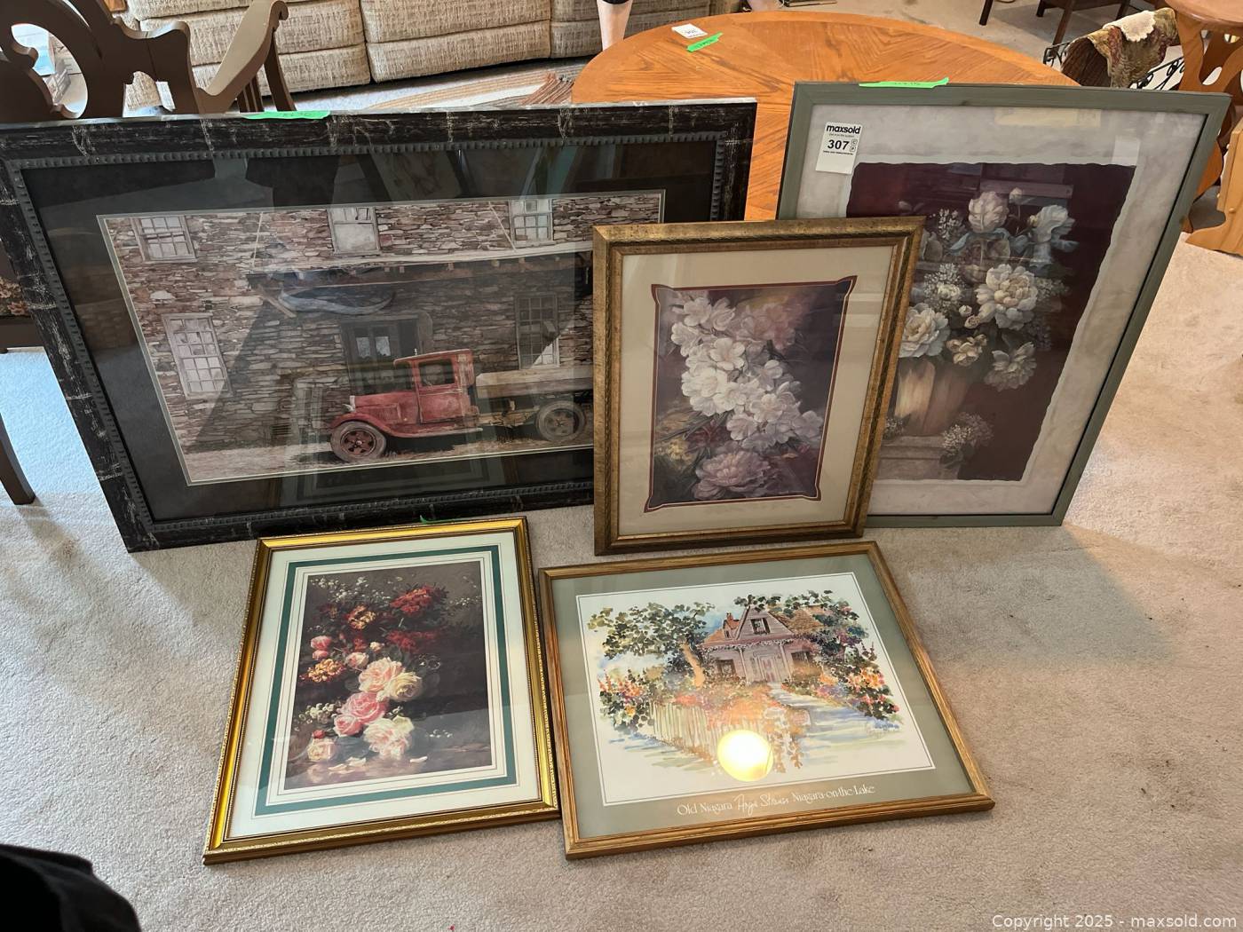 Lot of 5 Framed Art Prints and Lithographs by Various Artists | Greater ...