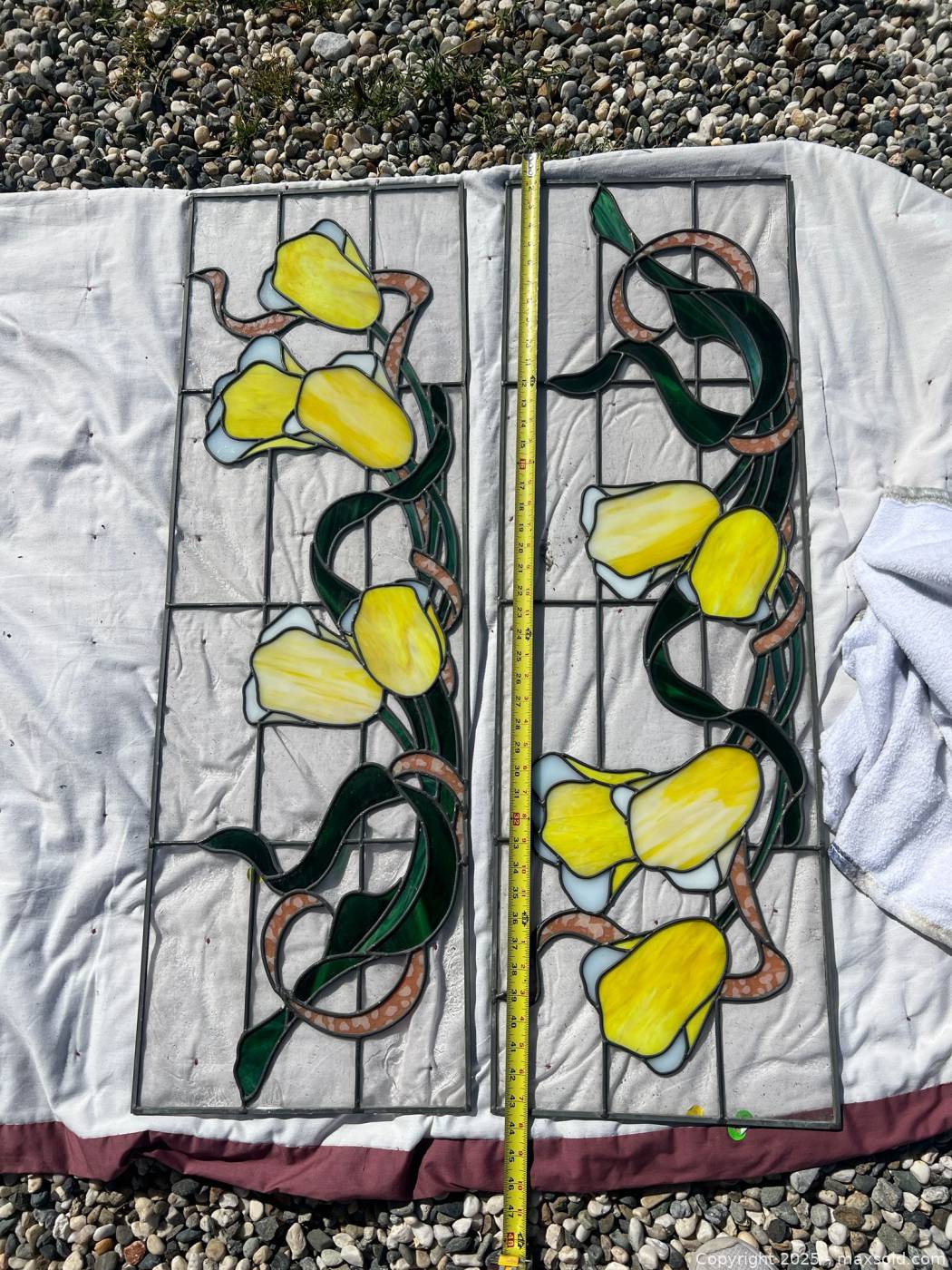Set of two vintage stained glass panels | Dublin (California, USA ...