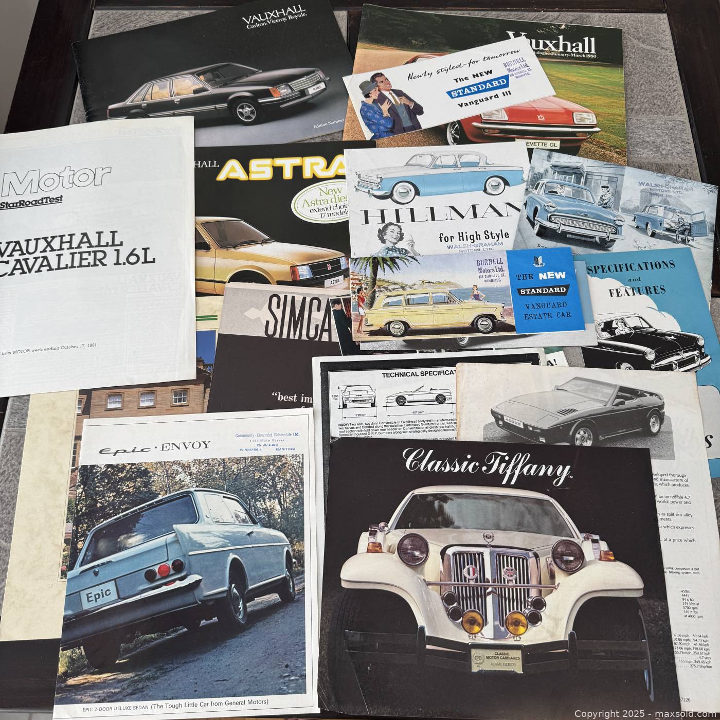 Vintage Car Brochure and Ephemera Lot 17x Obscure Cars | Toronto ...