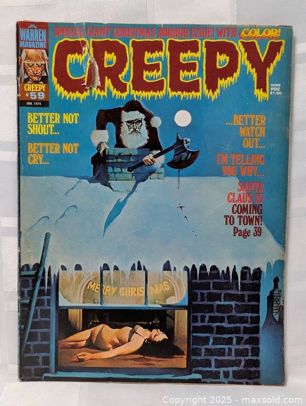 1974 Creepy Magazine No 59 | Kingston (Ontario, Canada) SELLER MANAGED ...