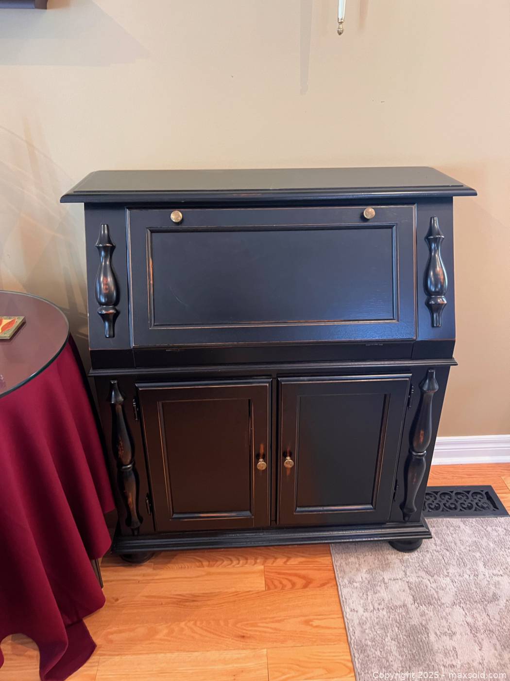 Black Secretary Desk, Made in Italy | Vaughan (Ontario, Canada) SELLER ...