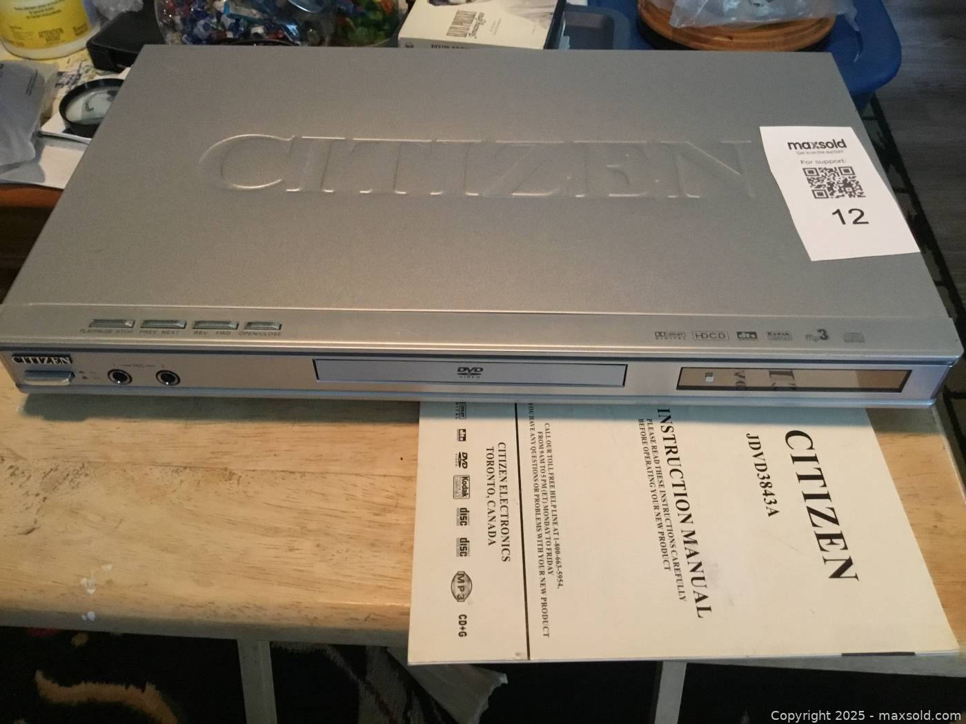 Citizen DVD Player | Odessa (Ontario, Canada) SELLER MANAGED Downsizing ...