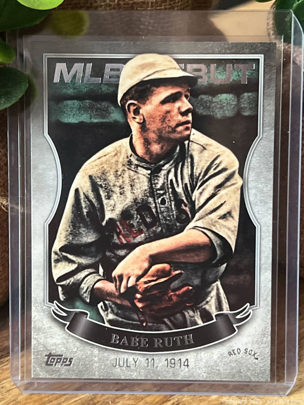 Babe Ruth Topps MLB Debut July 11, 1914 | Toronto (Ontario, Canada ...