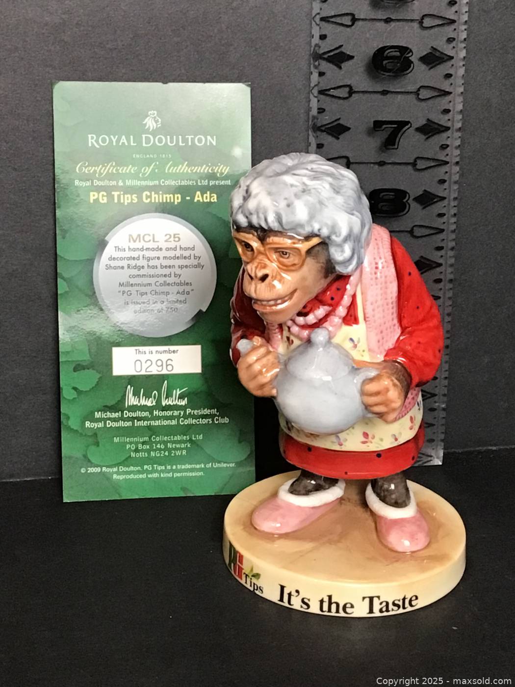 Royal Doulton Advertising Icons - PG Tips Chimp - Ada | Carlisle ...
