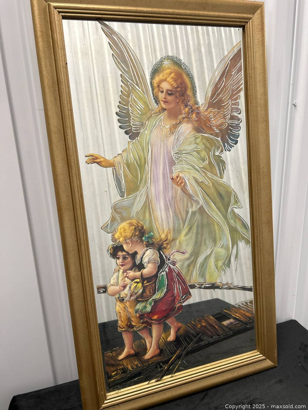 Guardian angel painted mirror | Fairfield (California, USA) SELLER ...