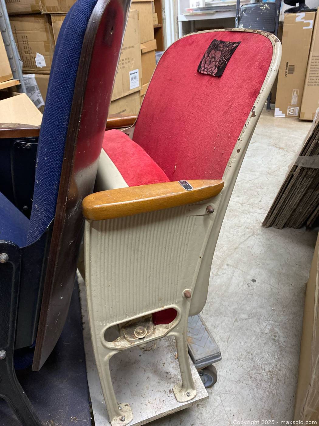 Original Radio City music hall red chair | Hatboro (Pennsylvania, USA ...