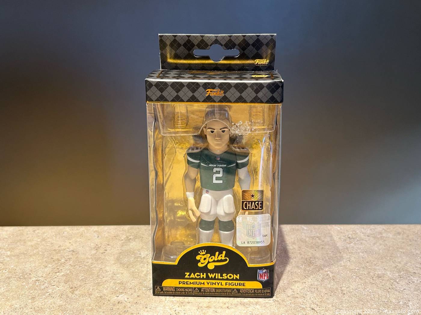 Funko Gold NFL – Zach Wilson (New York Jets) – Premium Vinyl Figure ...