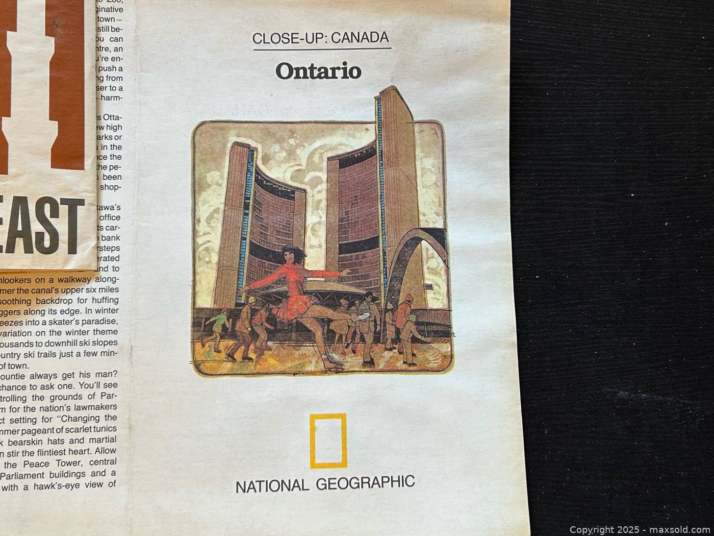 Vintage National Geographic Fold-Out Maps & Posters (1970s–1980s ...