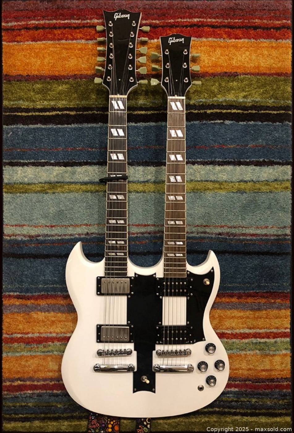 Chibson 1275 double neck electric guitar | Quincy (Massachusetts, USA ...