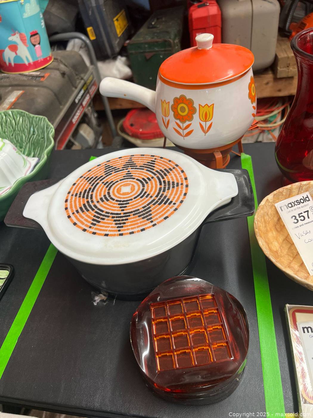 Vintage Pyrex, Fondue, Coasters B | Montgomery (New Jersey, USA ...