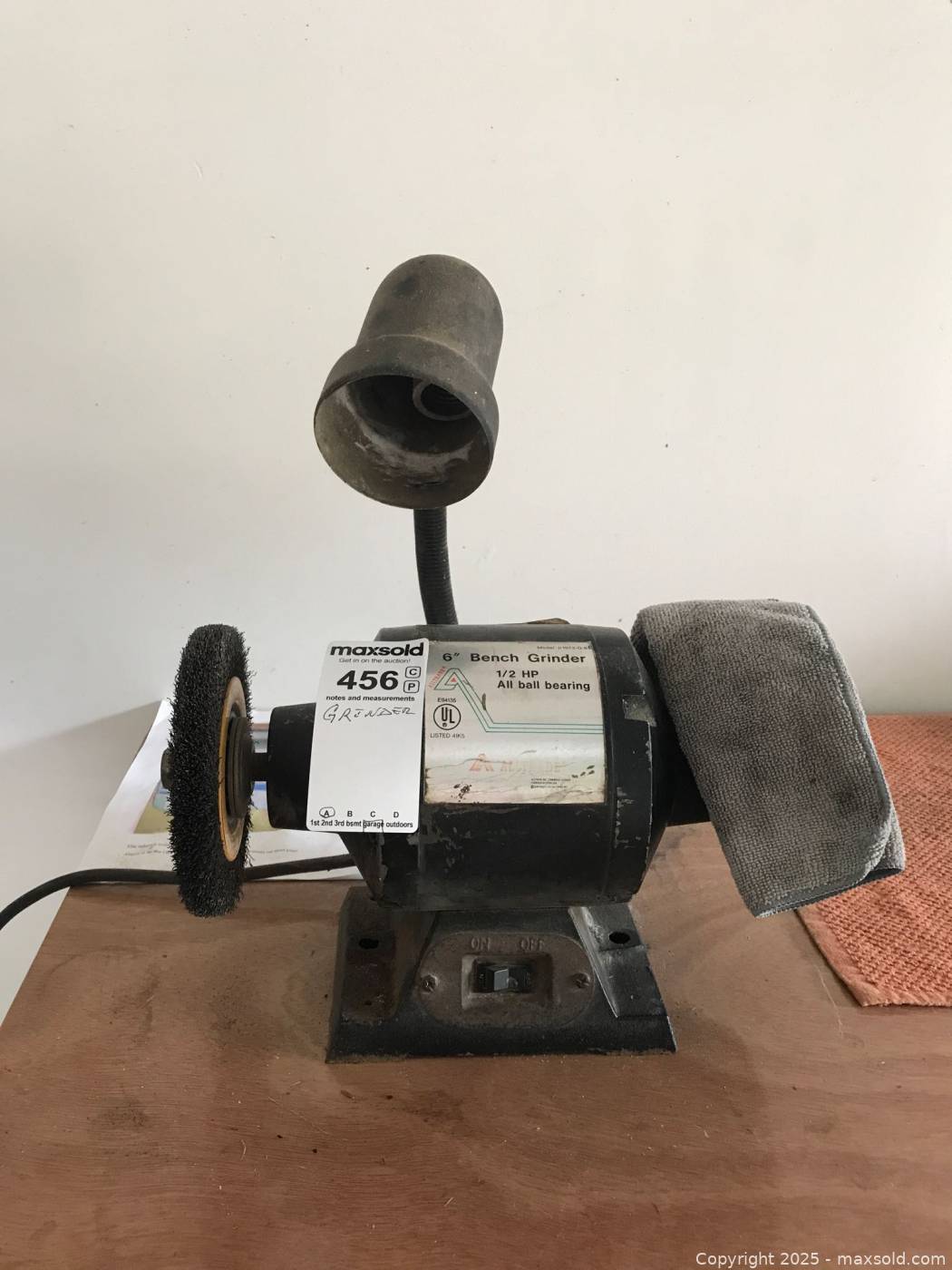 Bench Grinder A | Oakville (Ontario, Canada) Estate Sale Online Auction ...