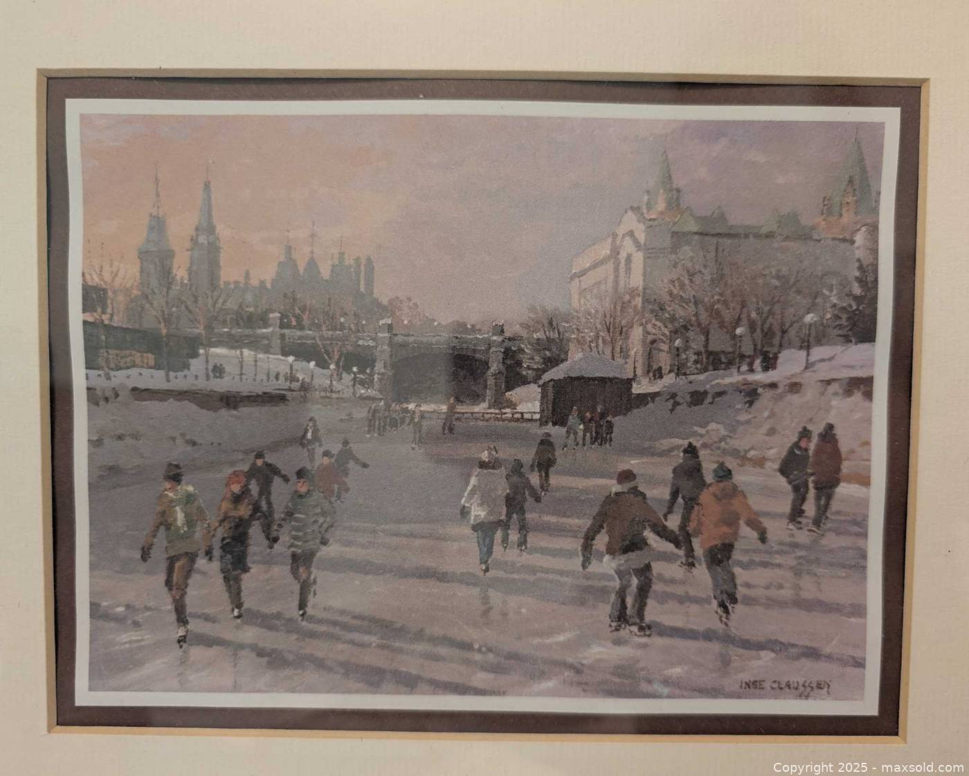 Framed Print "Dusk on the Canal" by Inge Claussen | Toronto (Ontario ...
