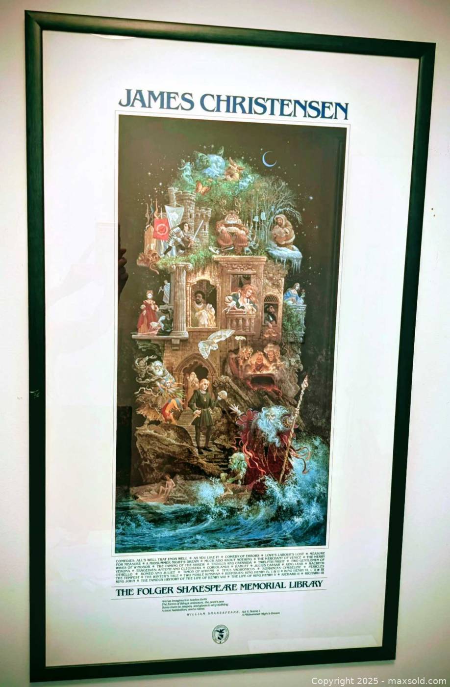 James Christensen "Shakespearean Fantasy" Poster Print | Toronto ...