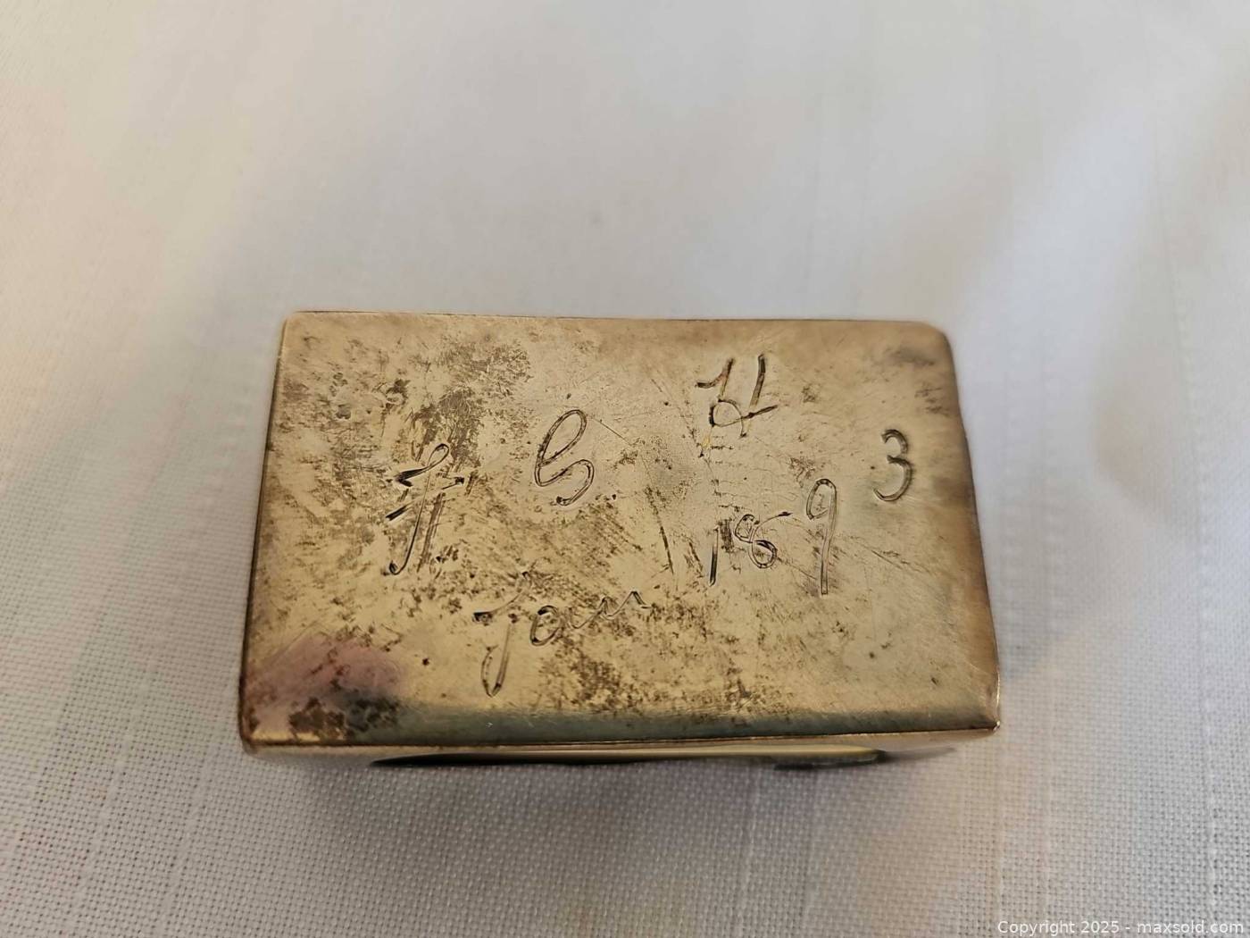 Antique Silver Victorian Silver Match Box Case | Russell (Ontario ...