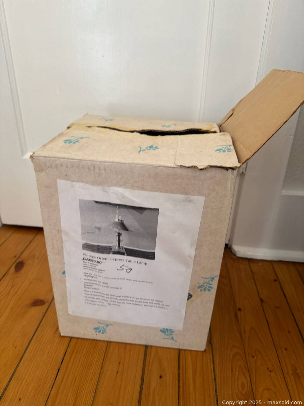 Vintage orient express table lamp new in box | Ottawa (Ontario, Canada ...