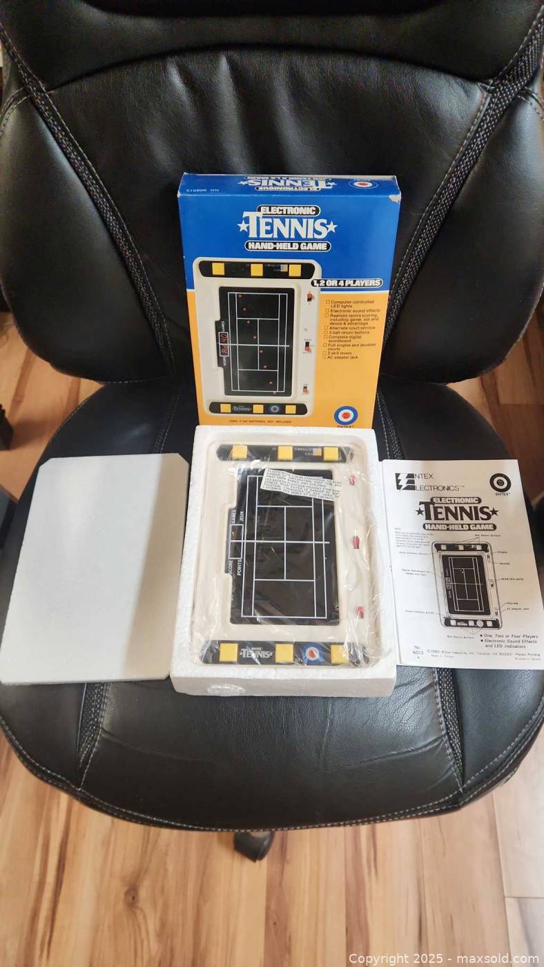 Entex Electronics Electronic Tennis Handheld Tabletop Game | Ottawa ...