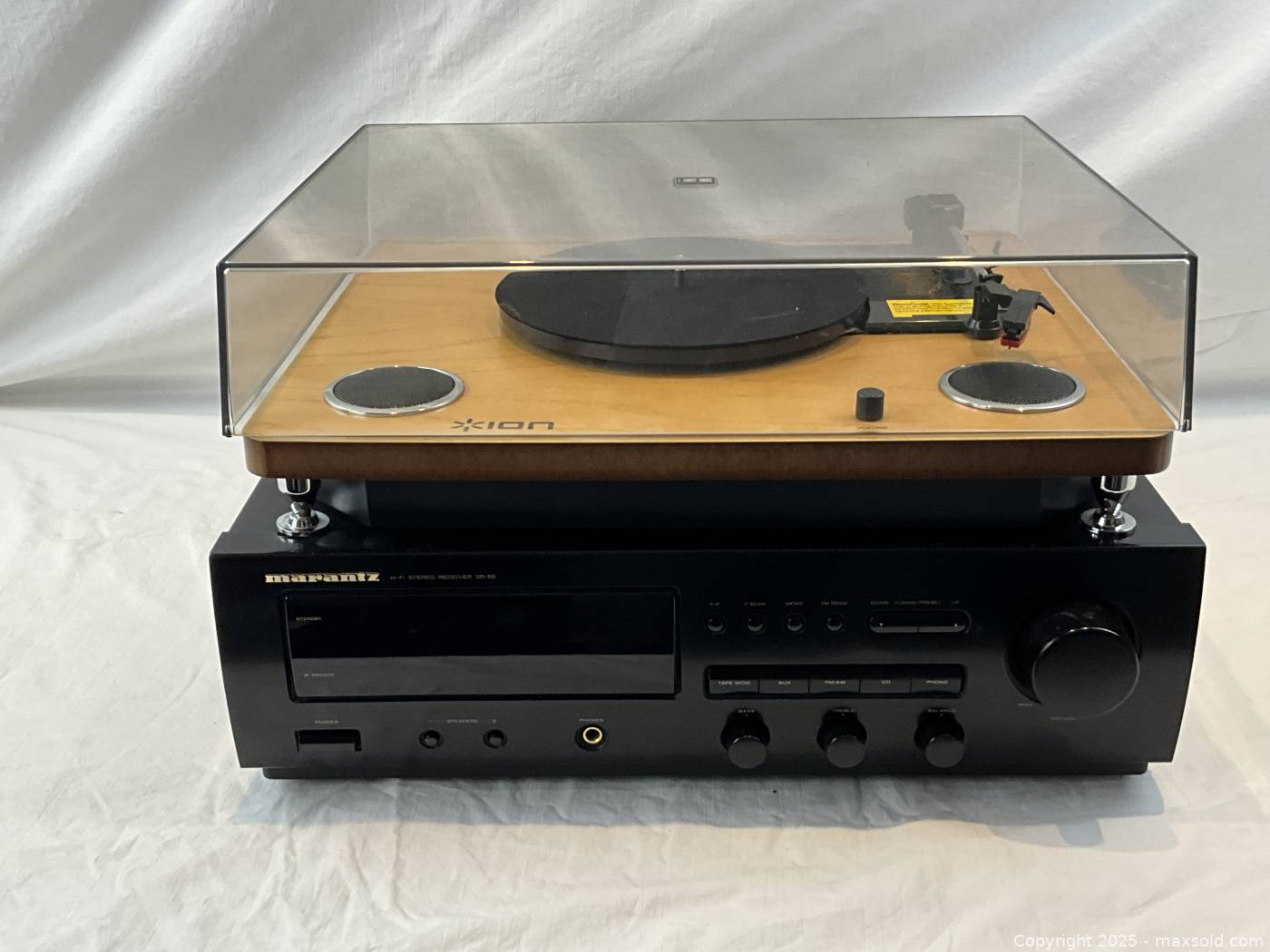 Vintage Turntable and Receiver. Companion to Lot #260 | Oakville ...