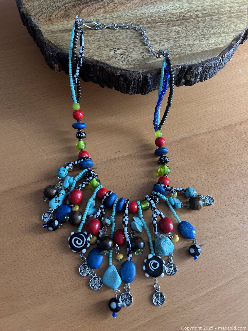 Colourful Statement Necklace by Treska Designs | Kingston (Ontario ...