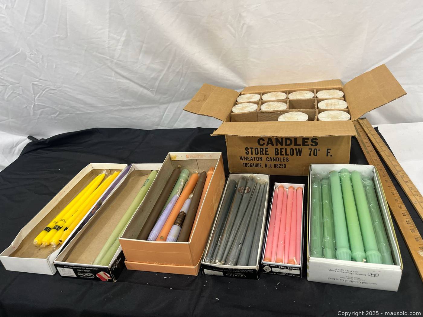 Assorted Taper, Tea Light, and Pillar Candles Lot | Frederick (Maryland ...
