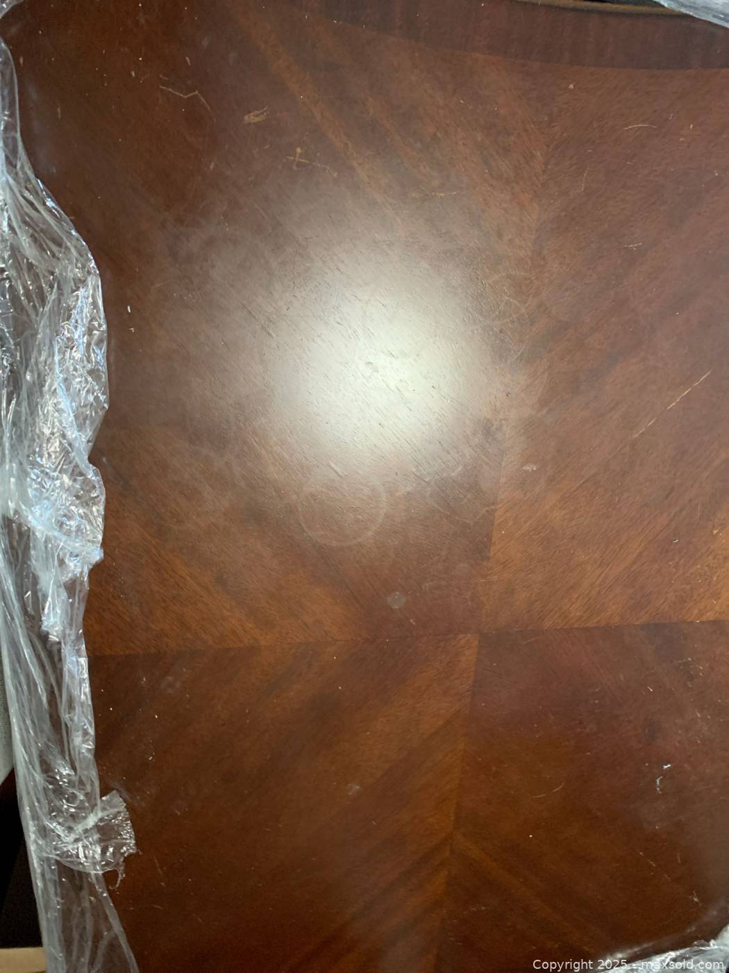 Wooden Center Table with Drawer Pull, Dark Wood Tone, 36cm Wide ...