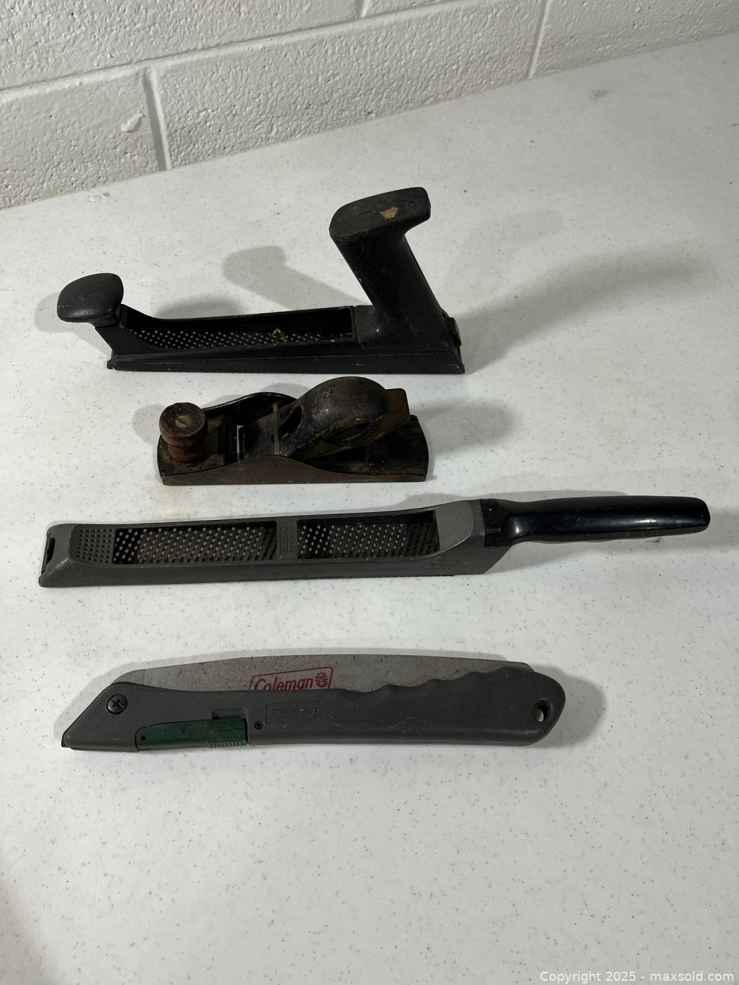 Vintage Woodworking Tools Set: Rasps, Hand Plane, Saw | Dundee Township ...
