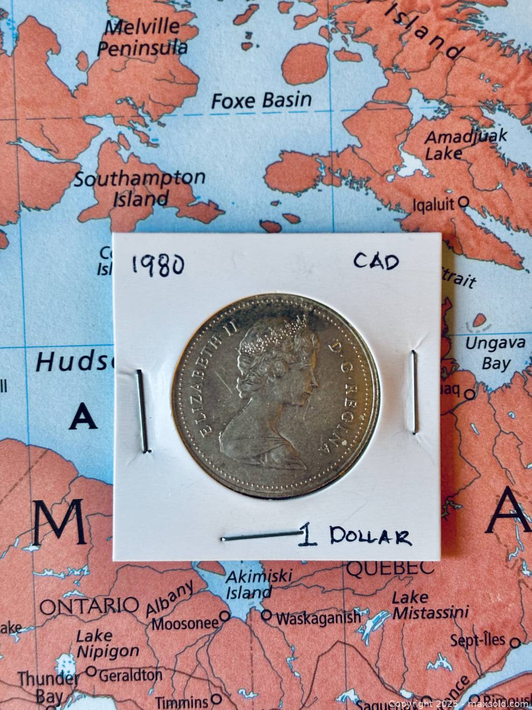 1980 Canadian one dollar coin, Large Bust | Toronto (Ontario, Canada ...
