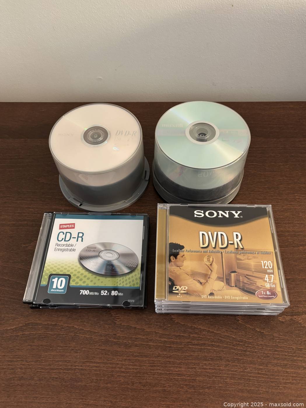 Multiple Blank DVD and CD Discs | Toronto (Ontario, Canada) SELLER ...