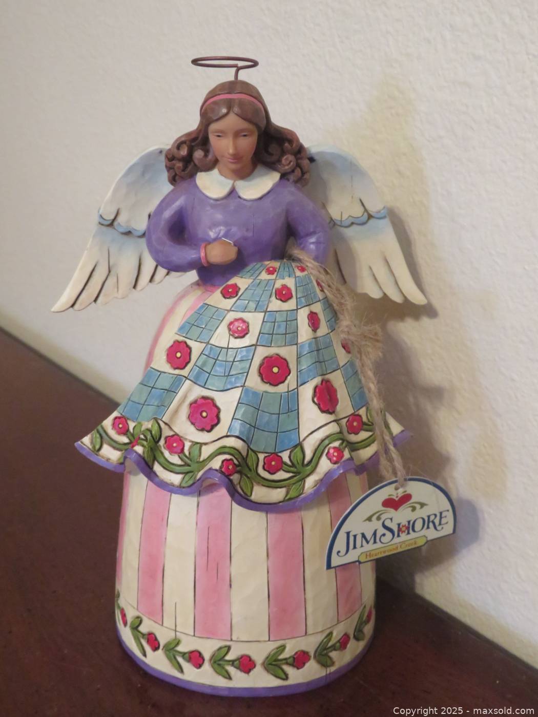 **Jim Shore Quilting Angel Figurine Retired** | Colorado Springs ...