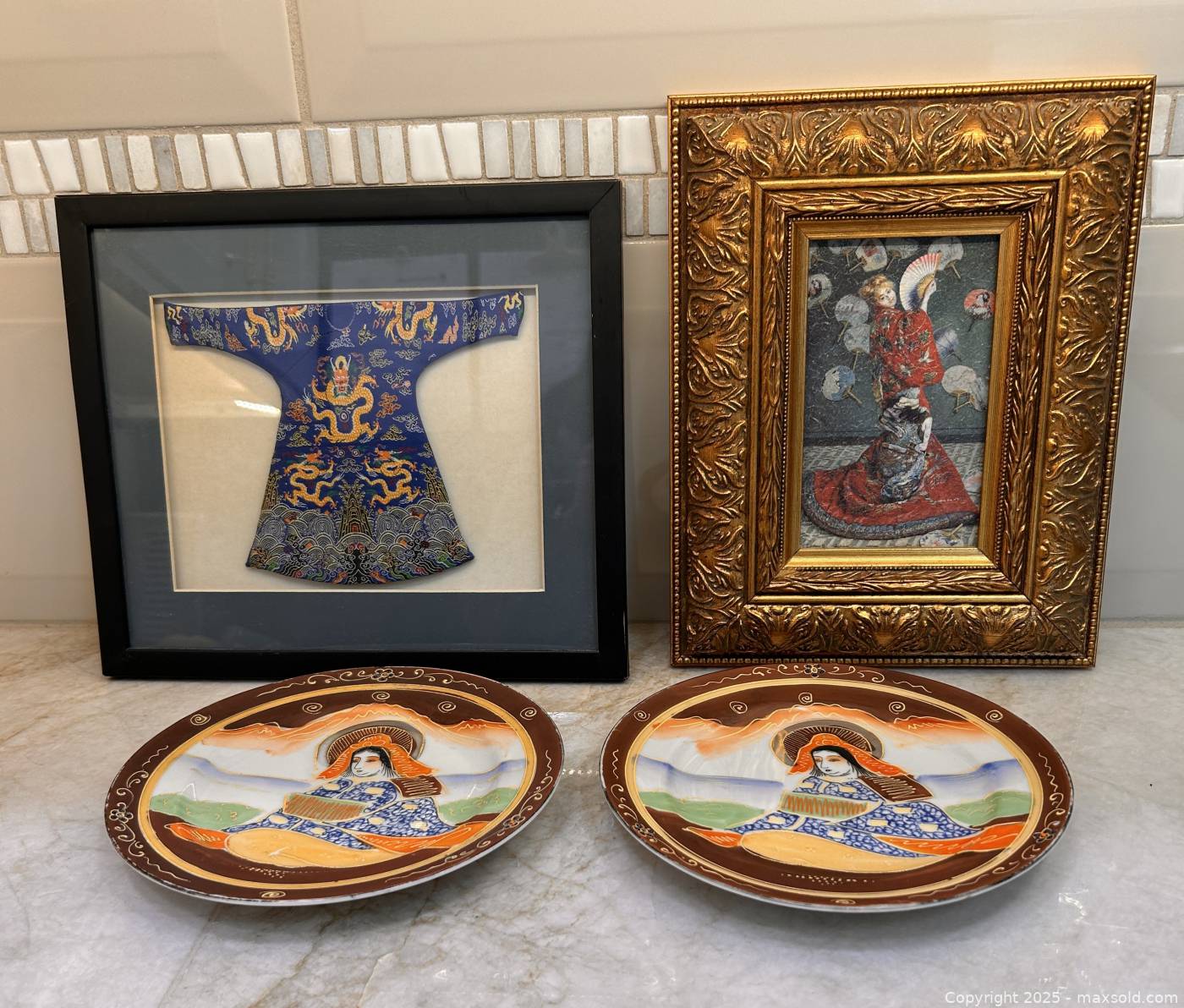 Asian Plates & 2 Pcs Art | Maple Glen (Pennsylvania, USA) SELLER ...