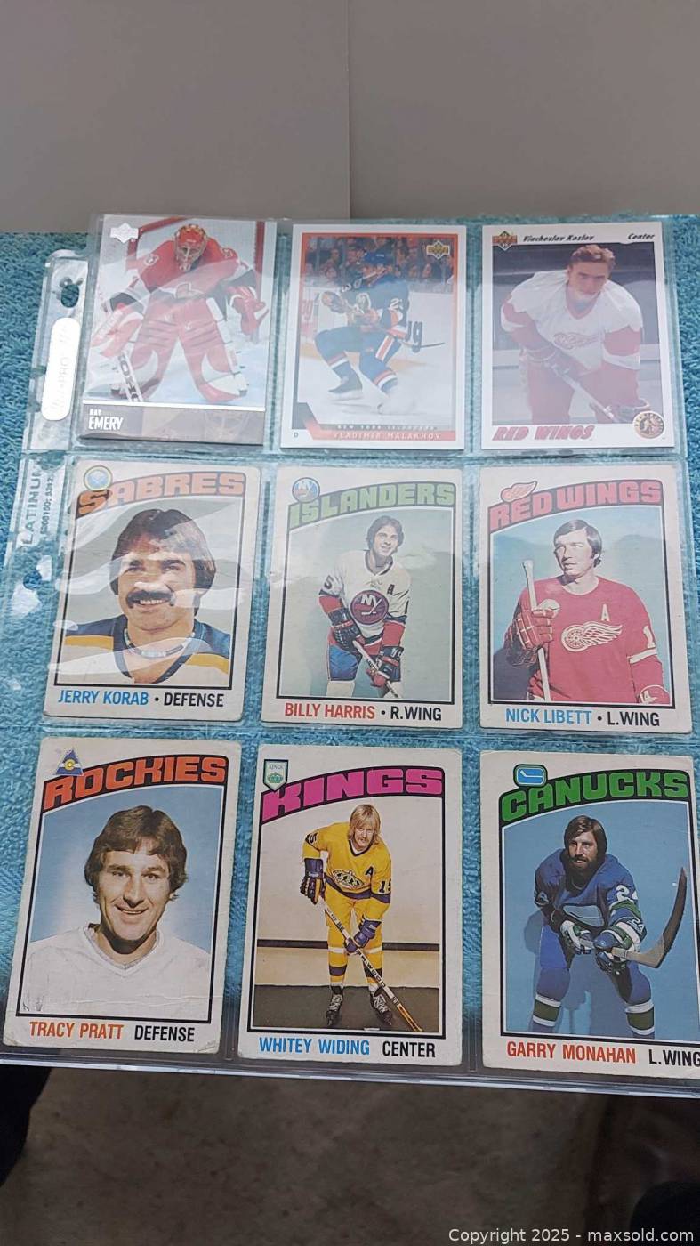 1970s Hockey Trading Cards, O-Pee-Chee & Upper Deck, Nick Libett ...