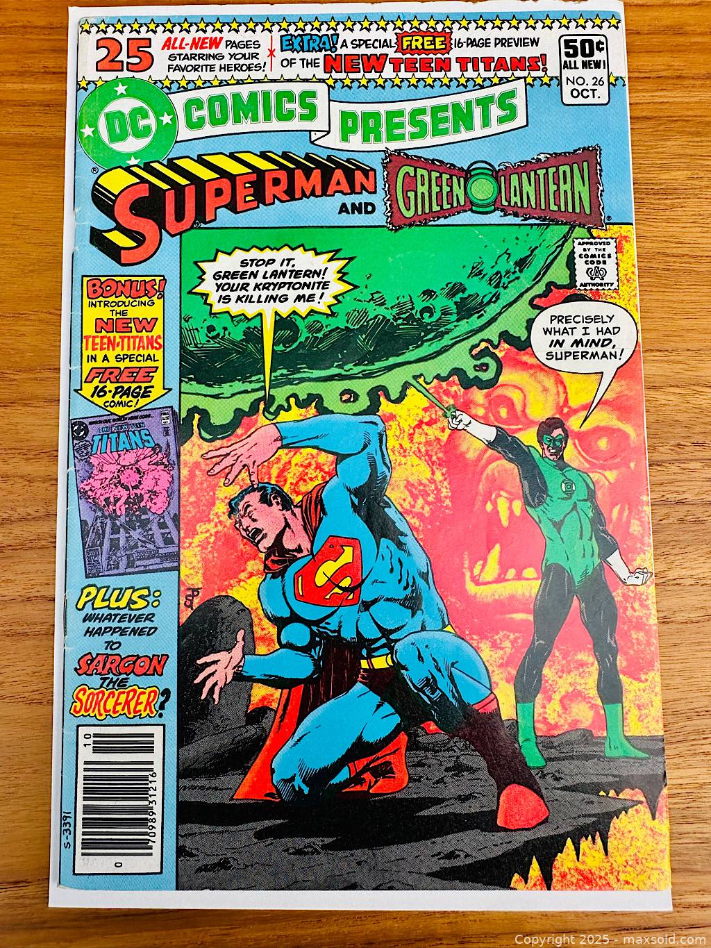 DC Comics Presents #26 - 1st appearance of New Teen Titans | Hamilton (Ontario, Canada) SELLER ...