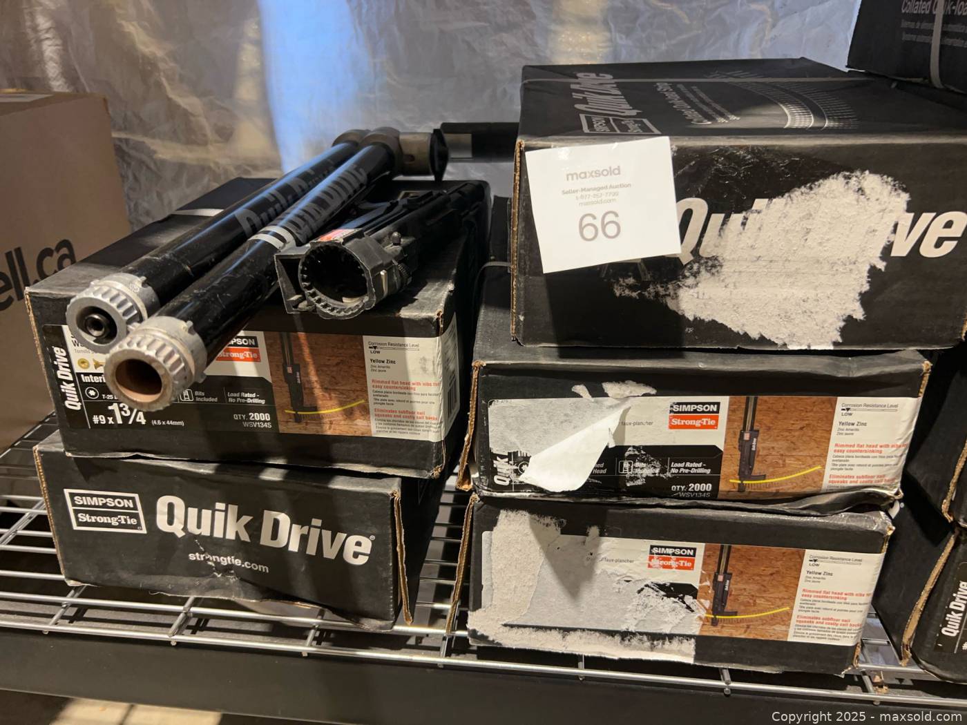 Simpson Strong-Drive WSV Subfloor Screws, 5 Boxes Lot C | Vaughan ...