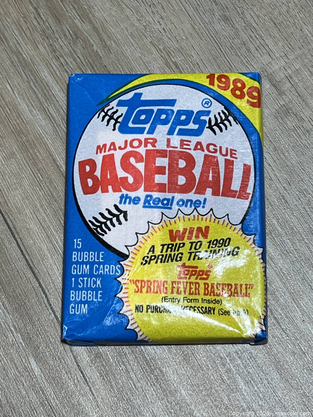 1989 Topps Baseball Card Pack Sealed | Tracy (California, USA) SELLER ...
