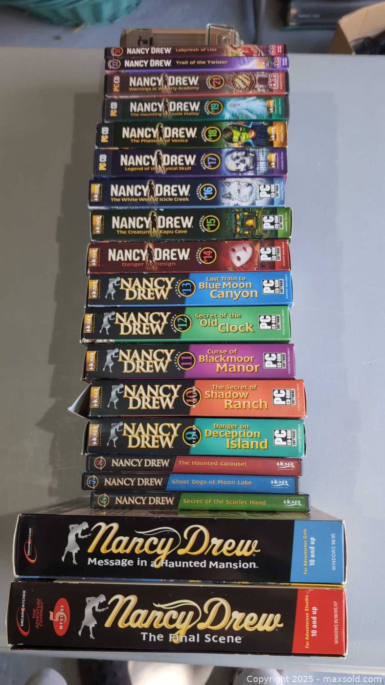 Nancy Drew PC Adventure Games Collection – 19 Windows CD-ROM | Niagara ...
