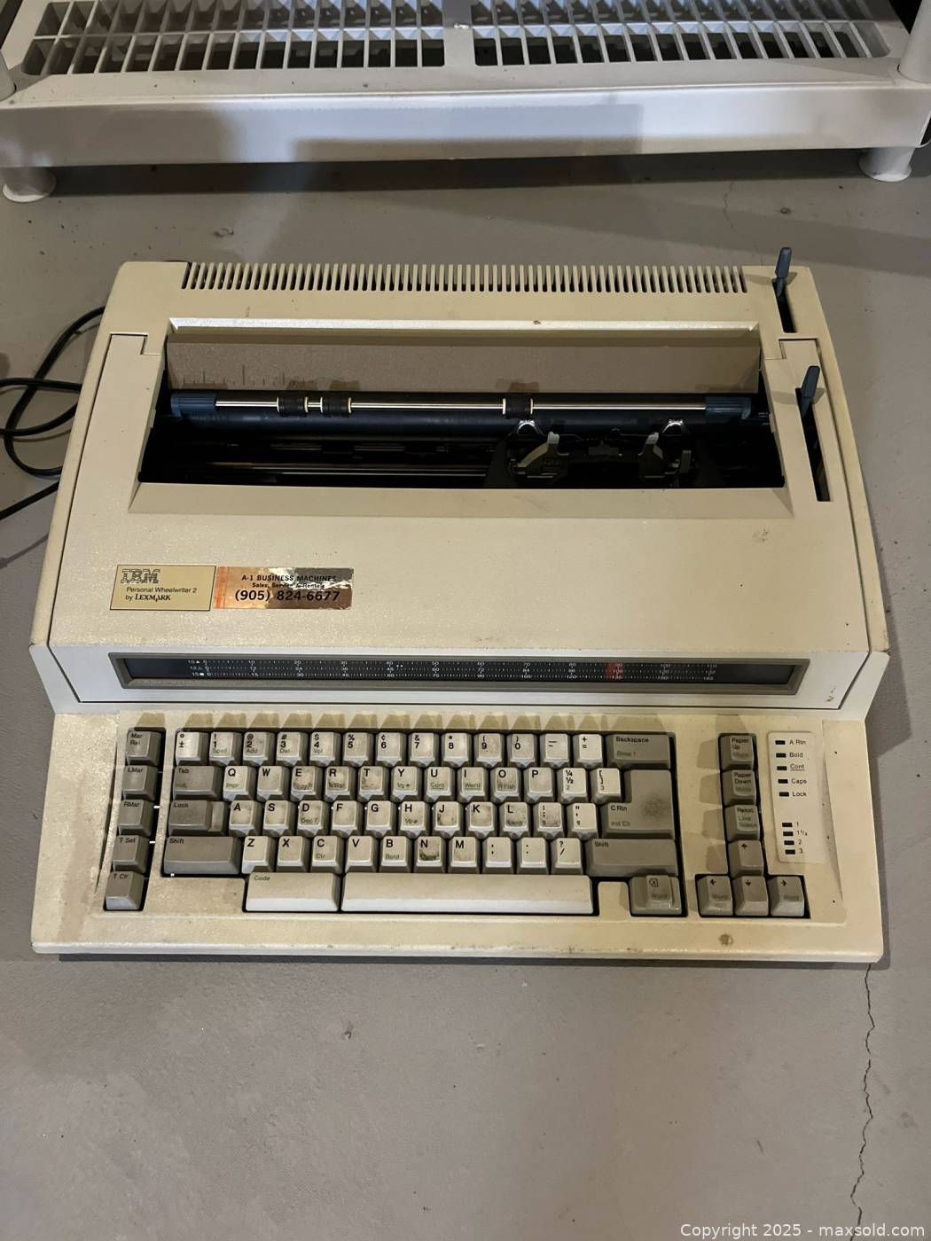 IBM Personal Wheelwriter 2 Dot Matrix Printer with Power Cable | Georgian Bluffs (Ontario ...
