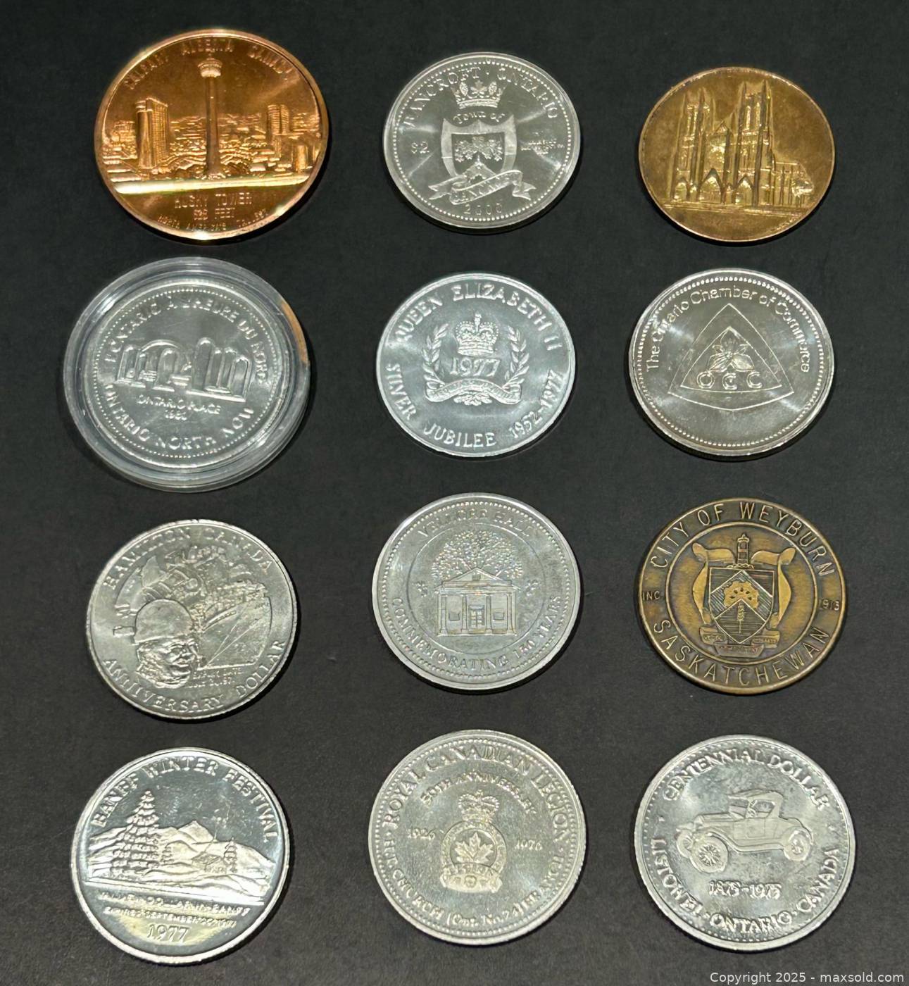Commemorative Coins Including Hamilton, St Catherines and More(b ...