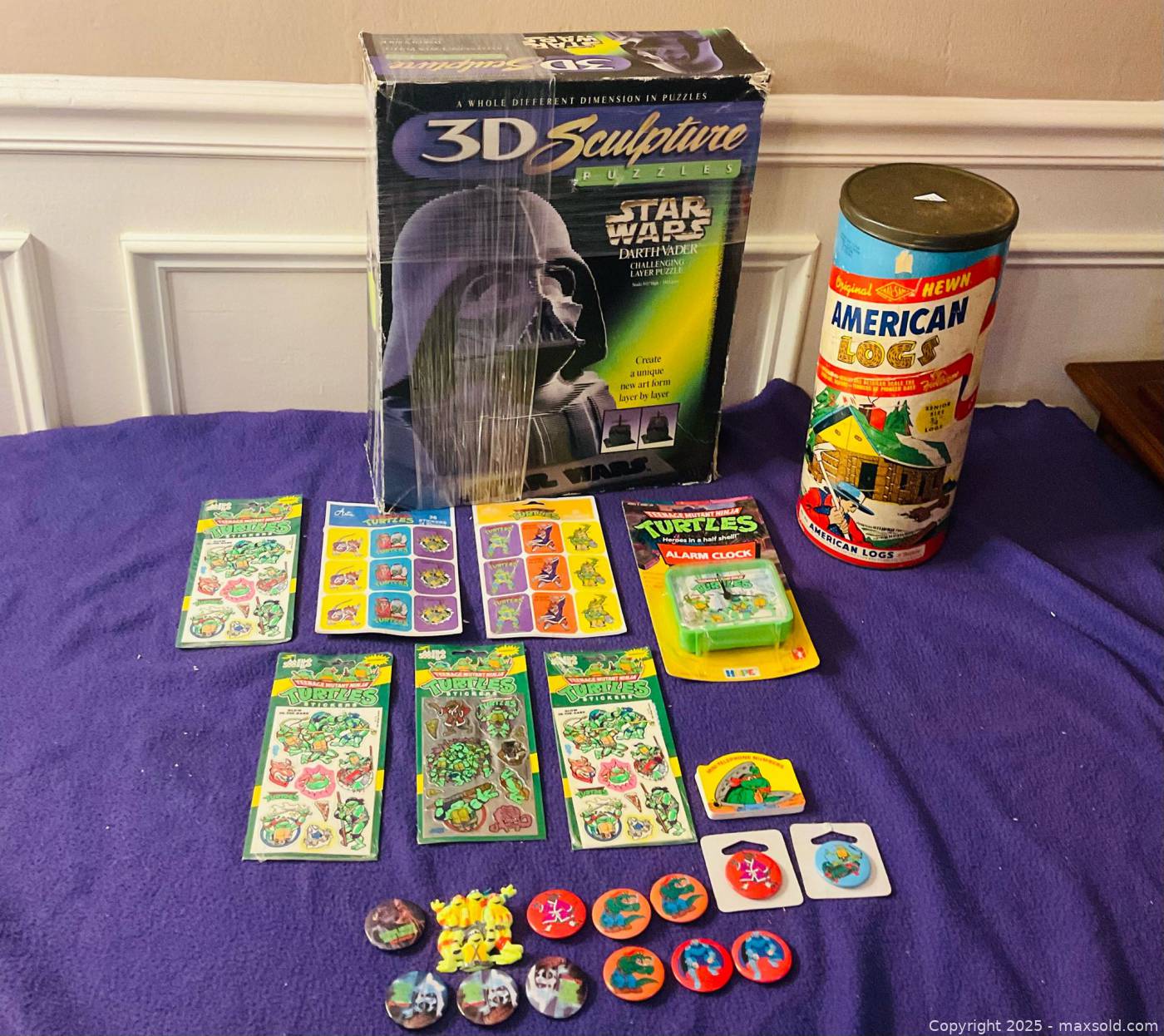 Vintage Toy/Collectibles Lot: Star Wars, TMNT, American Logs | Norwood ...
