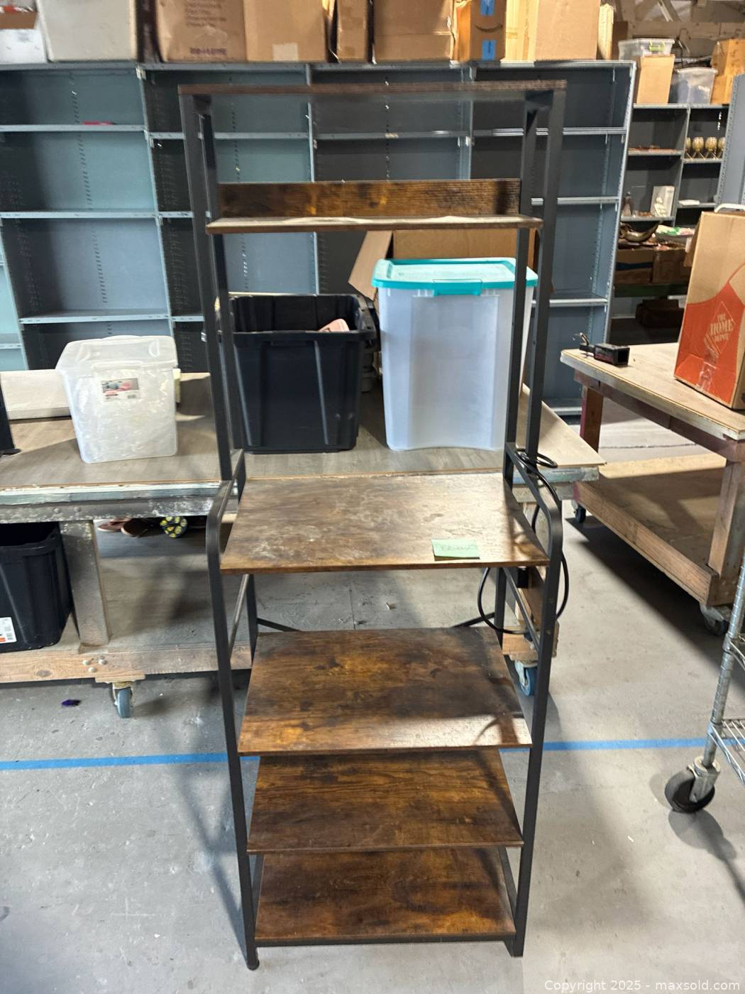 Six shelf storage rack with power plug connection | Cocoa (Florida, USA ...