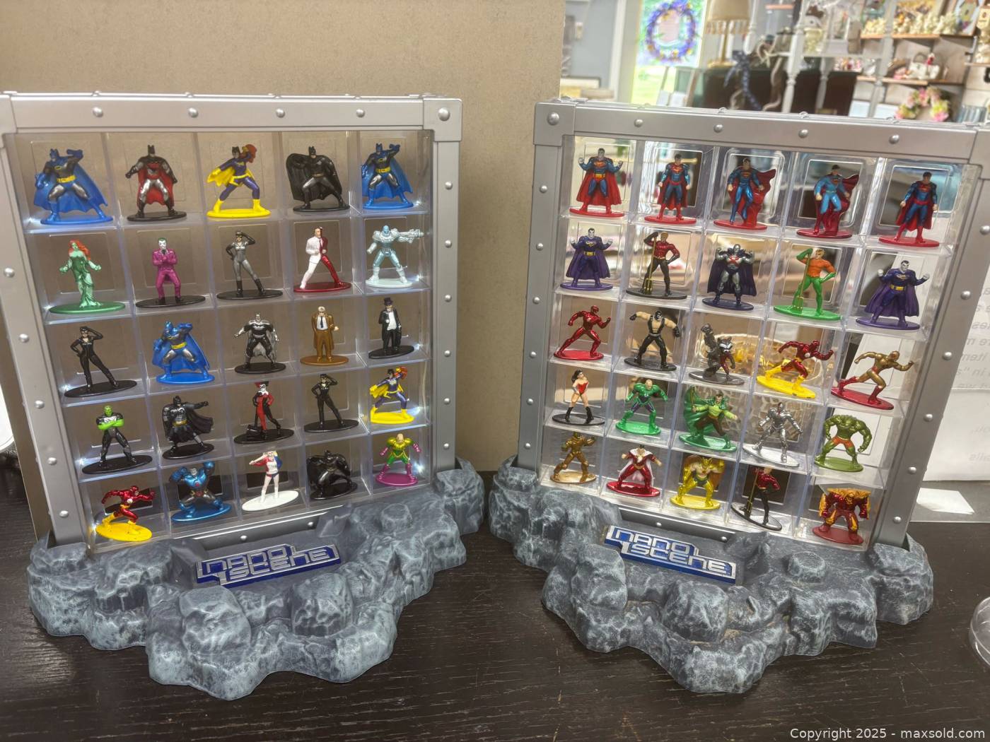 Collection of 50 DC comic cast iron figurines with stands | Bridgewater ...