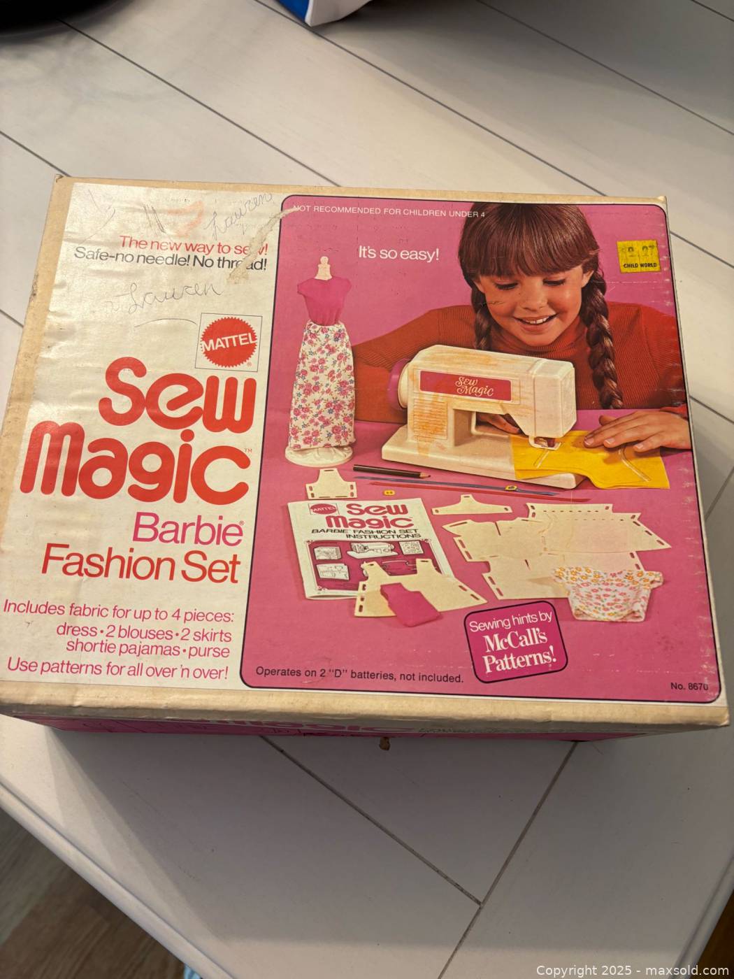 Vintage Barbie “Sew Magic” sewing machine | Bridgewater (Massachusetts ...