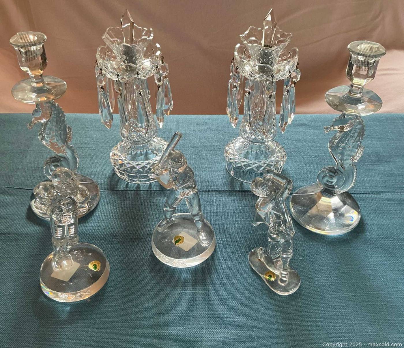 Waterford Crystal Clear Full-Lead Cut Crystal Set, 7 Pieces B | Quincy ...